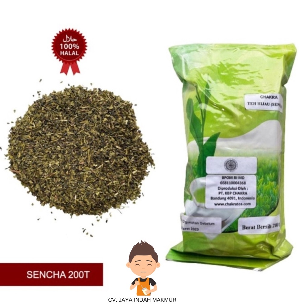 Jual STOK TERBARU Sencha T Ocha Japanese Green Tea HALAL BPOM Teh Hijau ...