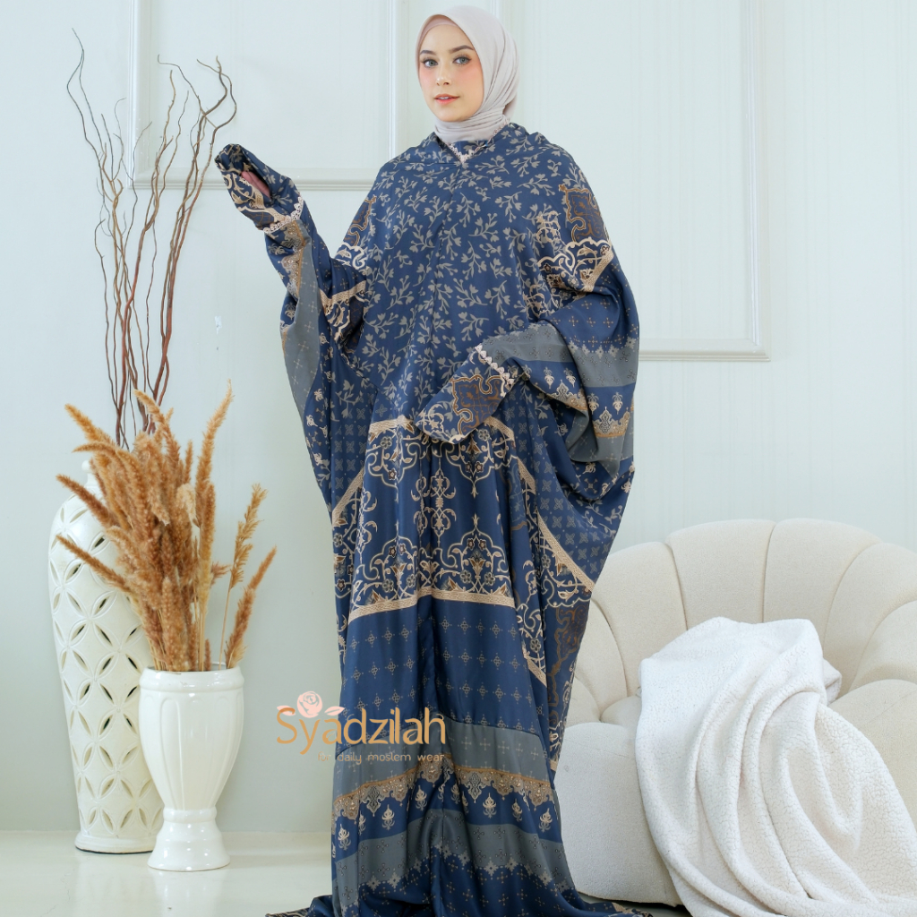 Jual RB SYADZILAH - Mukena Terusan Dewasa Sutra Silk Mewah Lunara ...