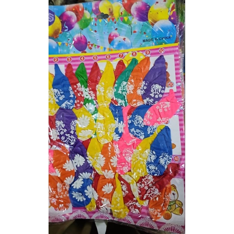Jual Balon Motif isi 40 Pcs Balon Happy Birthday isi 40 / Balon Ulang ...