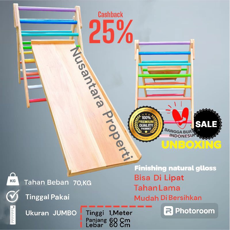 Jual Pikler triangle warna pickler mainan perosotan fulset climber ...