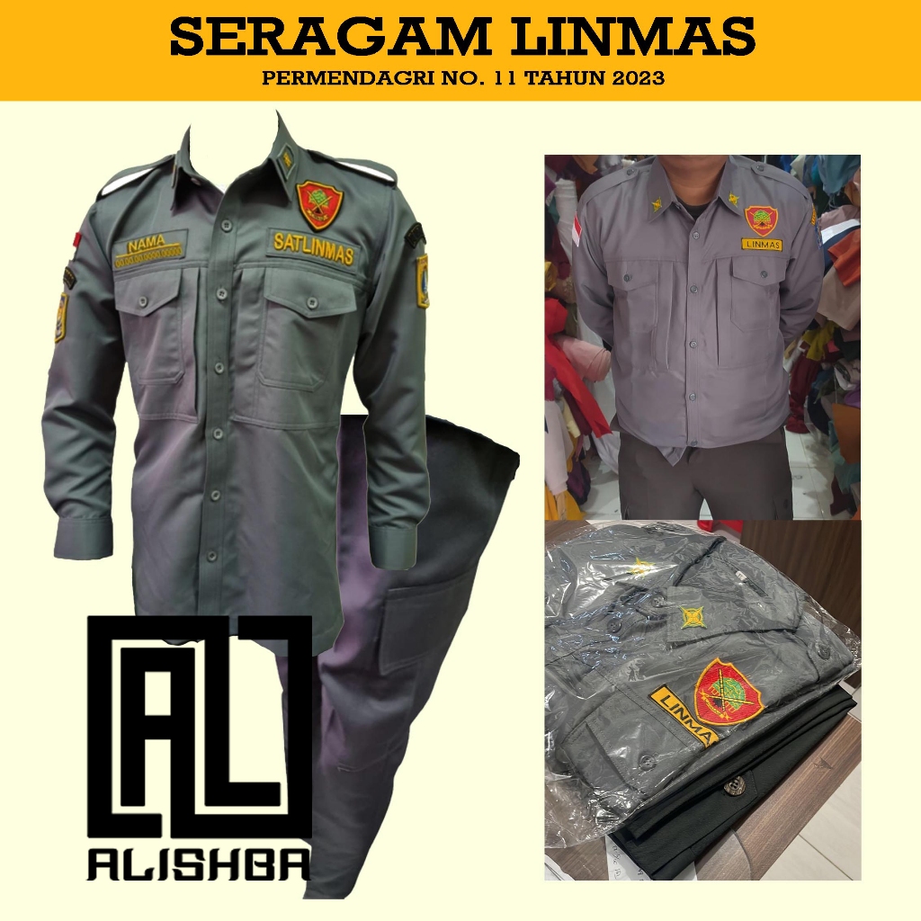 Jual Setelan Seragam Linmas Salinmas Terbaru Baju Seragam Linmas ...