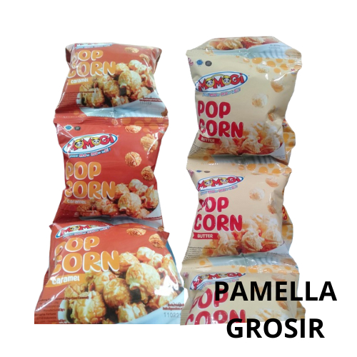 Jual POPCORN CARAMEL MOMOGI 20 GR PER PCS | Shopee Indonesia