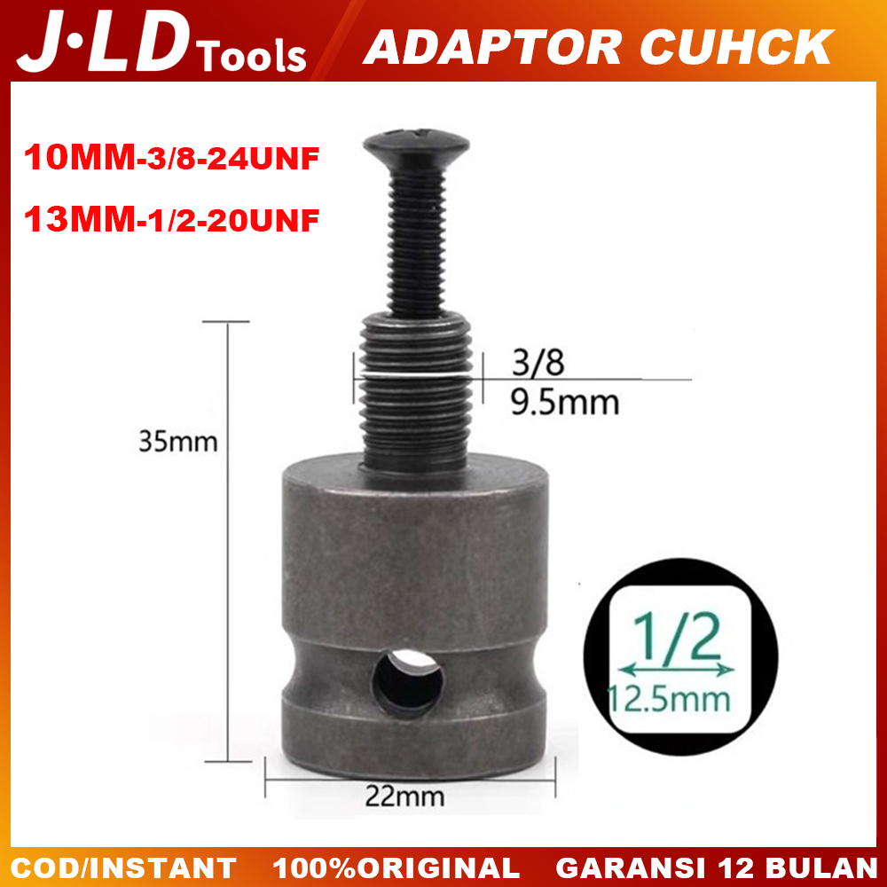 Jual JLD 10-13MM Adaptor chuck 3/8-1/2inch Adaptor Impact Adaptor ...