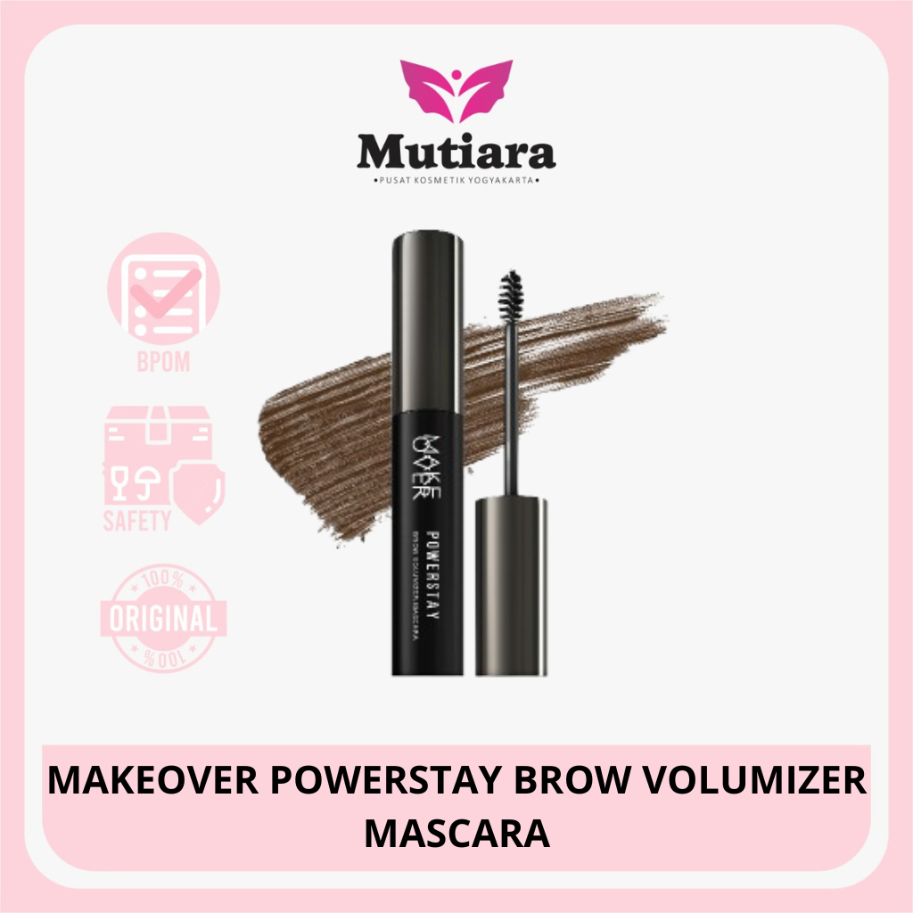 Jual MAKEOVER POWERSTAY BROW VOLUMIZER MASCARA | Shopee Indonesia