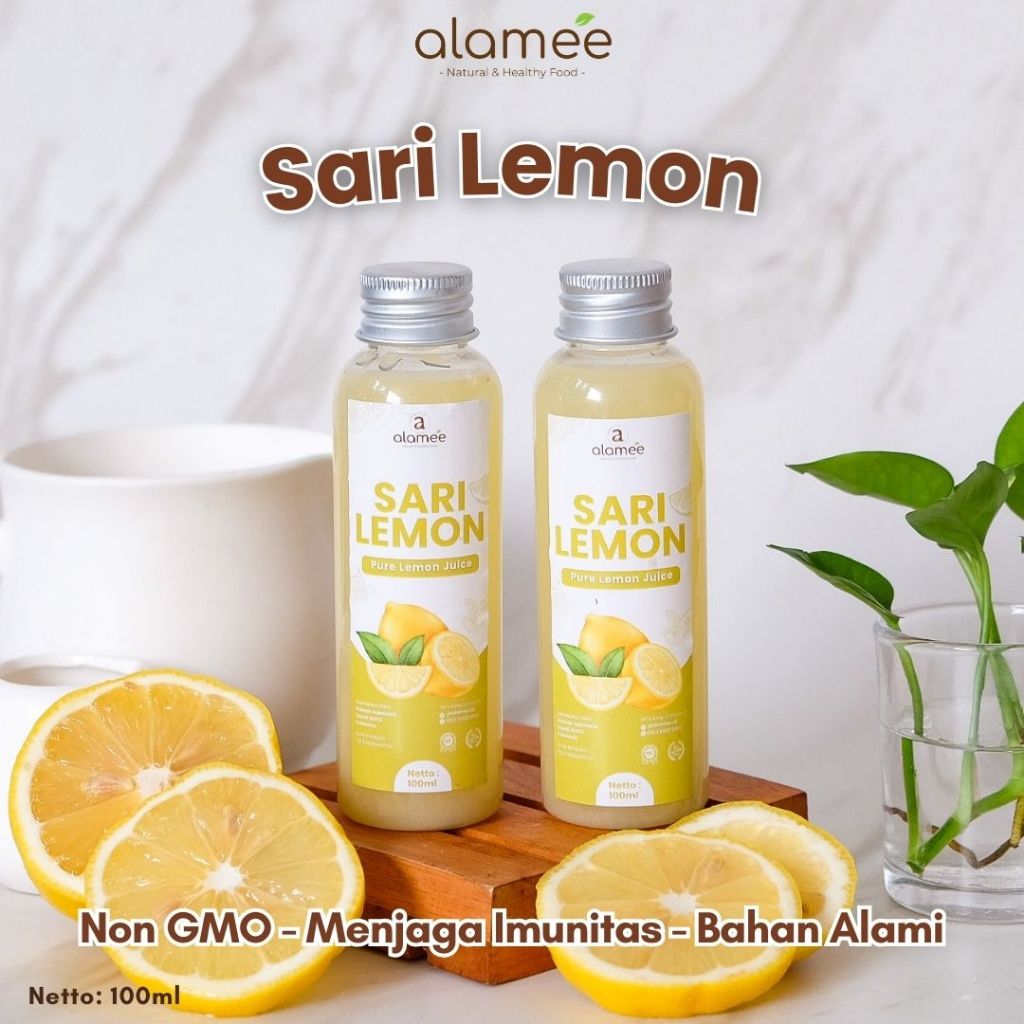 Jual Sari Lemon Asli 100ml Untuk Diet Fresh Jus Detox Murni Alamee ...