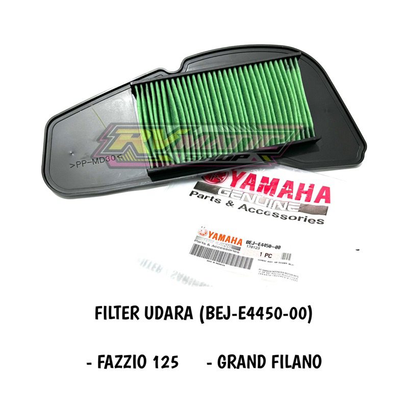 Jual FILTER SARINGAN UDARA FAZZIO 125 GRAND FILANO ORIGINAL YAMAHA (BEJ ...