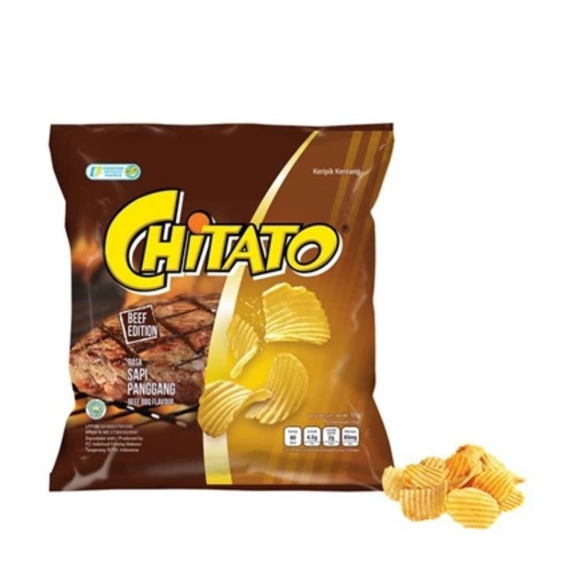 Jual Ciki Chitato Sapi Panggang Berat 19.5 gram 1 Renceng isi 10 pcs ...
