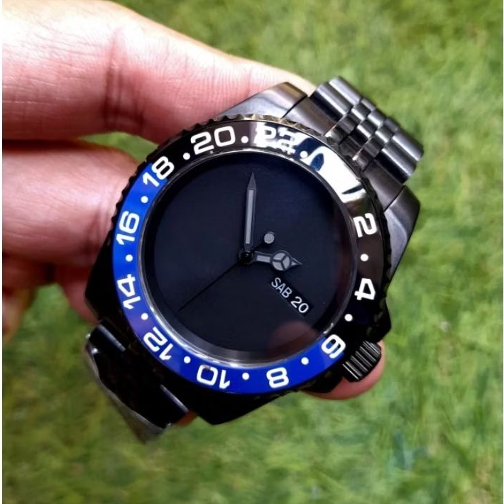 Jual seiko mod batman dark knight nh36 movement | Shopee Indonesia