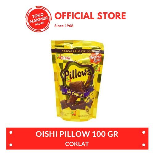 Jual OISHI SNACK PILLOW COKLAT 100 GR | Shopee Indonesia