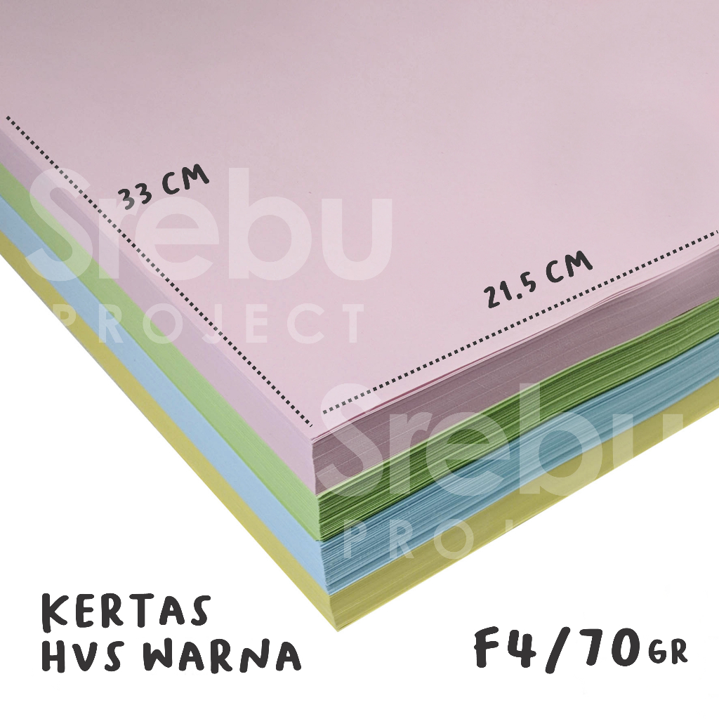 Jual Kertas HVS warna 70gram F4 | Shopee Indonesia