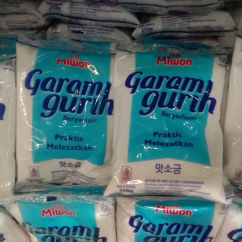Jual Miwon Garam Gurih Beryodium 250 gr | Shopee Indonesia