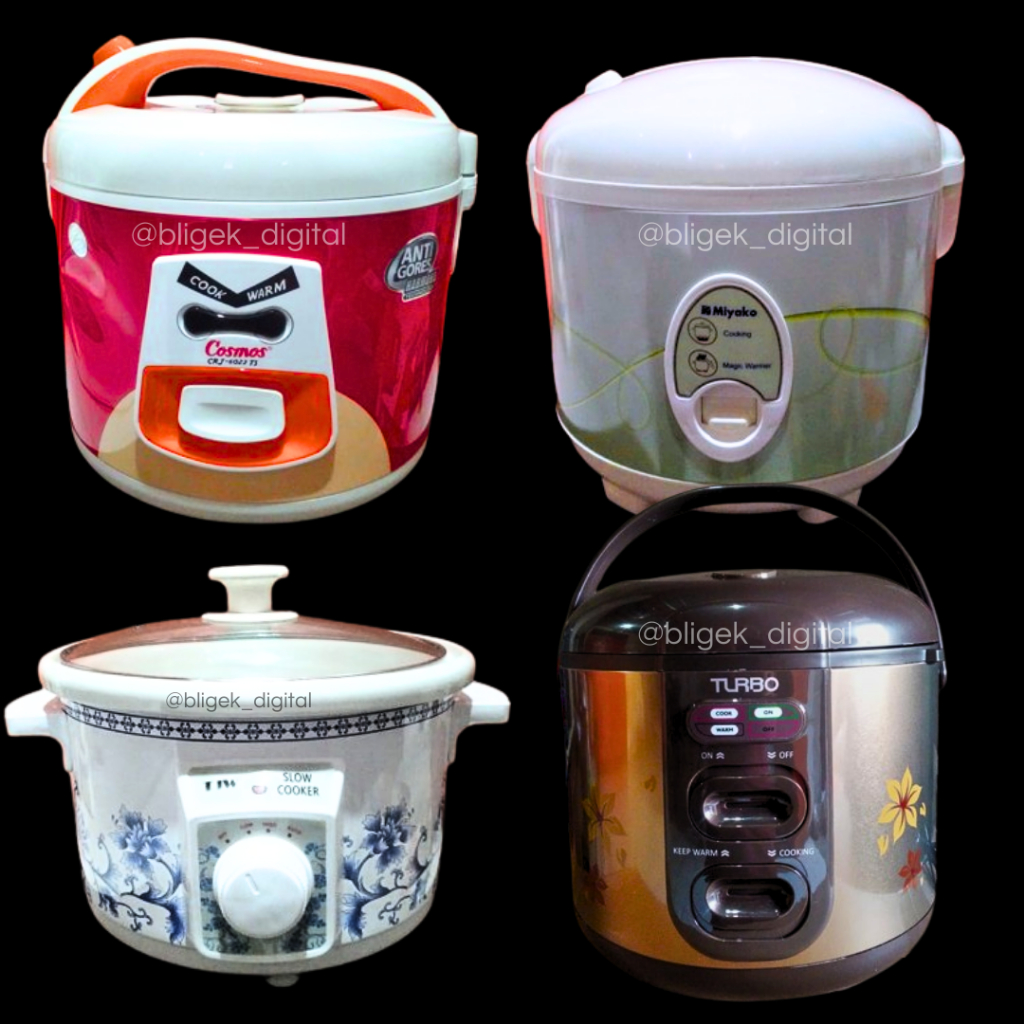Jual Rice Cooker MIYAKO & COSMOS & TURBO /Magiccom / Magicom dan Slow ...