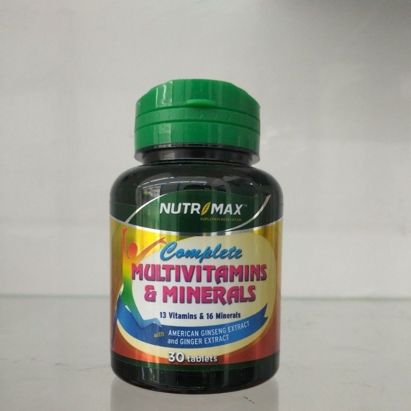 Jual Nutrimax Complete Multivitamin & Mineral @30 tablet | Shopee Indonesia