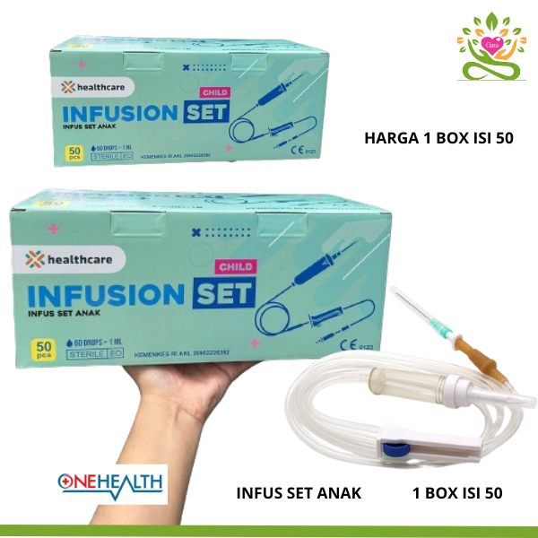 Jual Infusion Anak Infus Set Onehealth 1 Box isi 50 Pcs Infuset ...