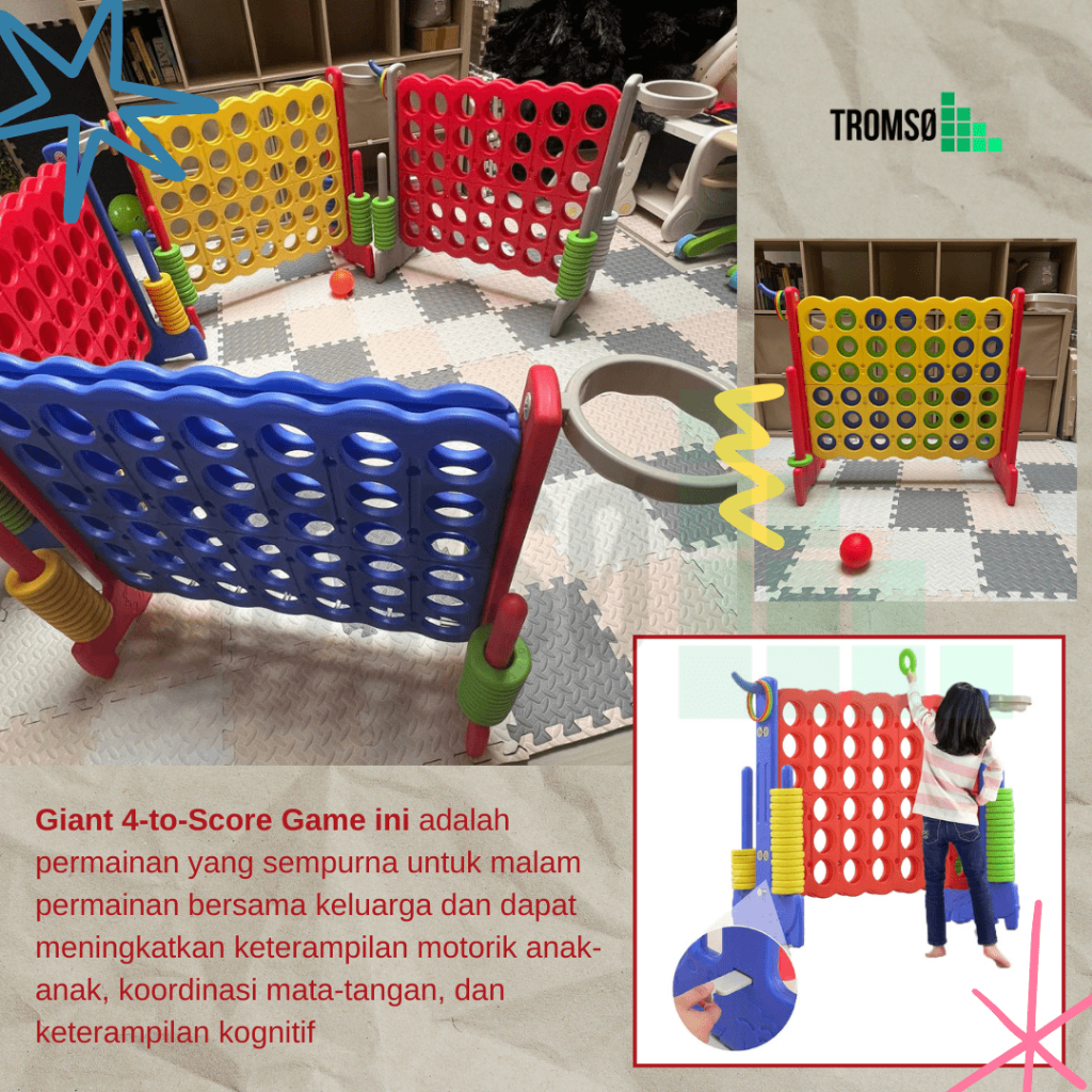 Jual Giant 4-to-Score Connect Game / Jumbo 4-in-a-row / Permainan ...