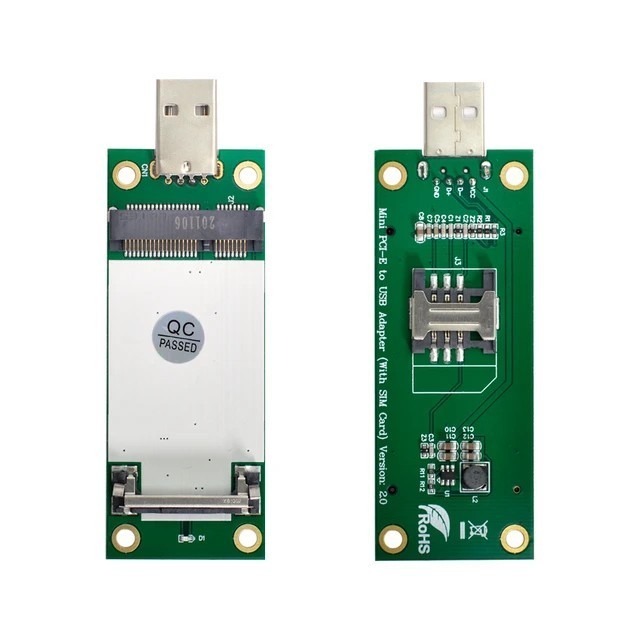 Jual USB to Mini Wireless PCI-E WWAN Card to Mini Wireless PCI-E WWAN ...