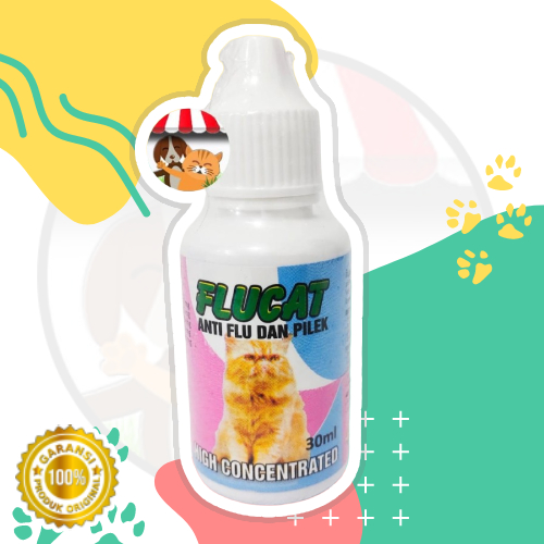 Jual FLUCAT - FLU CAT obat flu pilek batuk hidung berair pada kucing ...