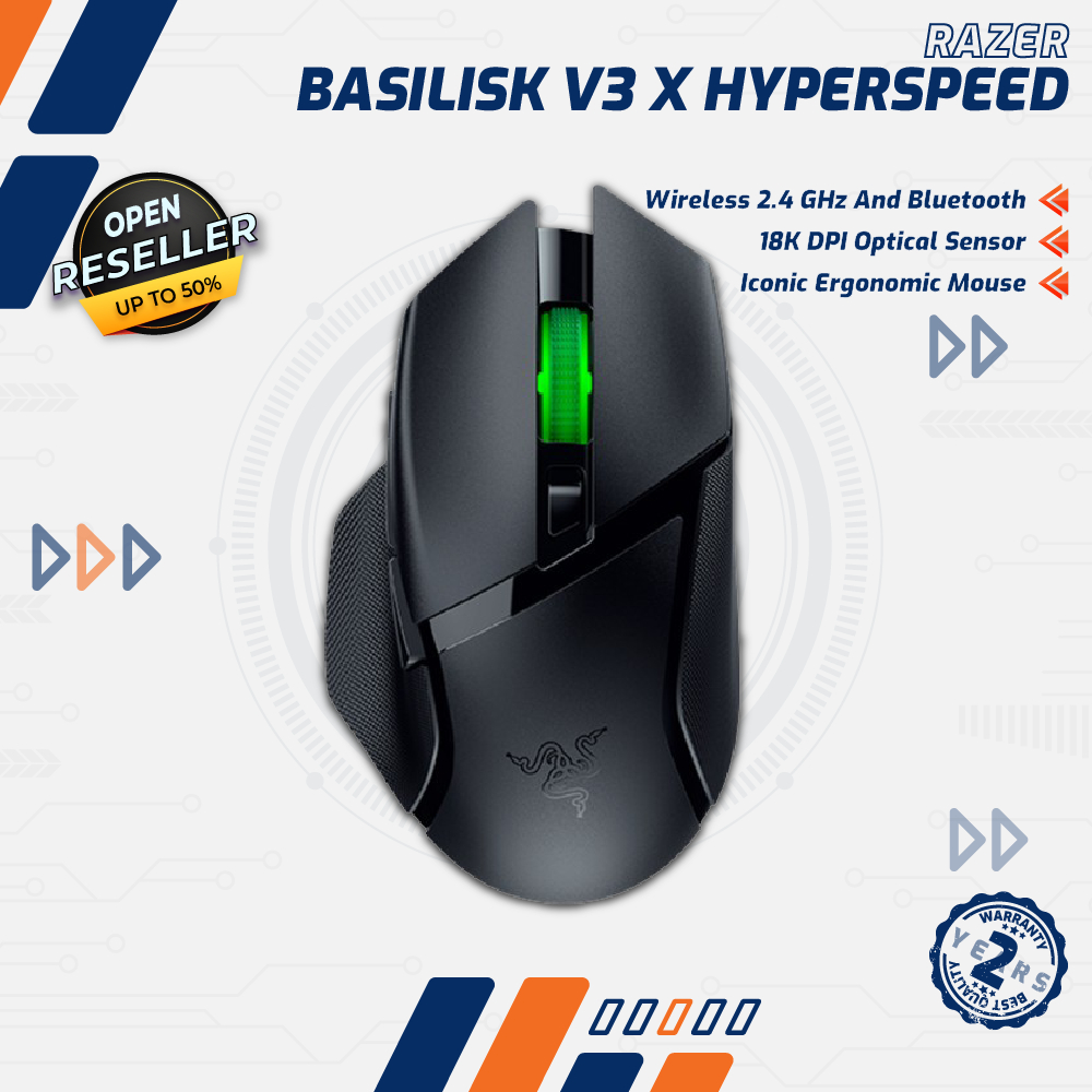 Jual Razer Mouse Basilisk V3 X Hyperspeed | Shopee Indonesia
