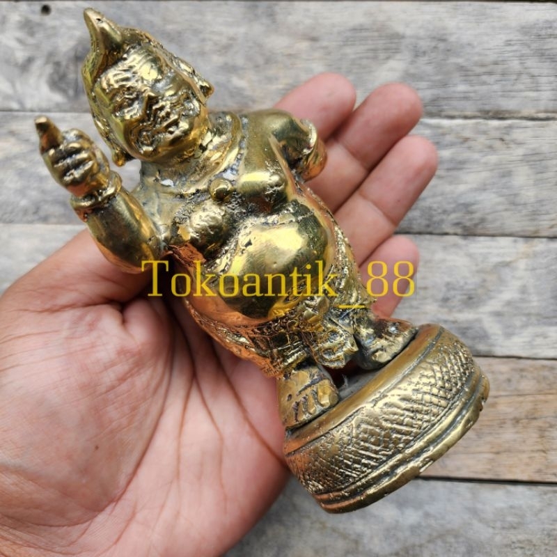 Jual PATUNG SEMAR EMAS BAHAN KUNINGAN 15 CM | Shopee Indonesia