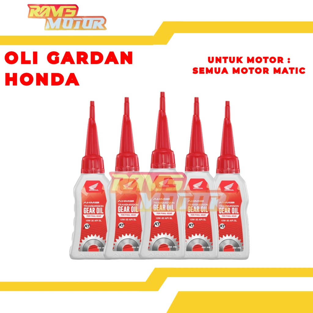 Jual Oli Gardan AHM Gear OIL 10W-30 120ML ORIGINAL HONDA ALL Matic RAMS ...