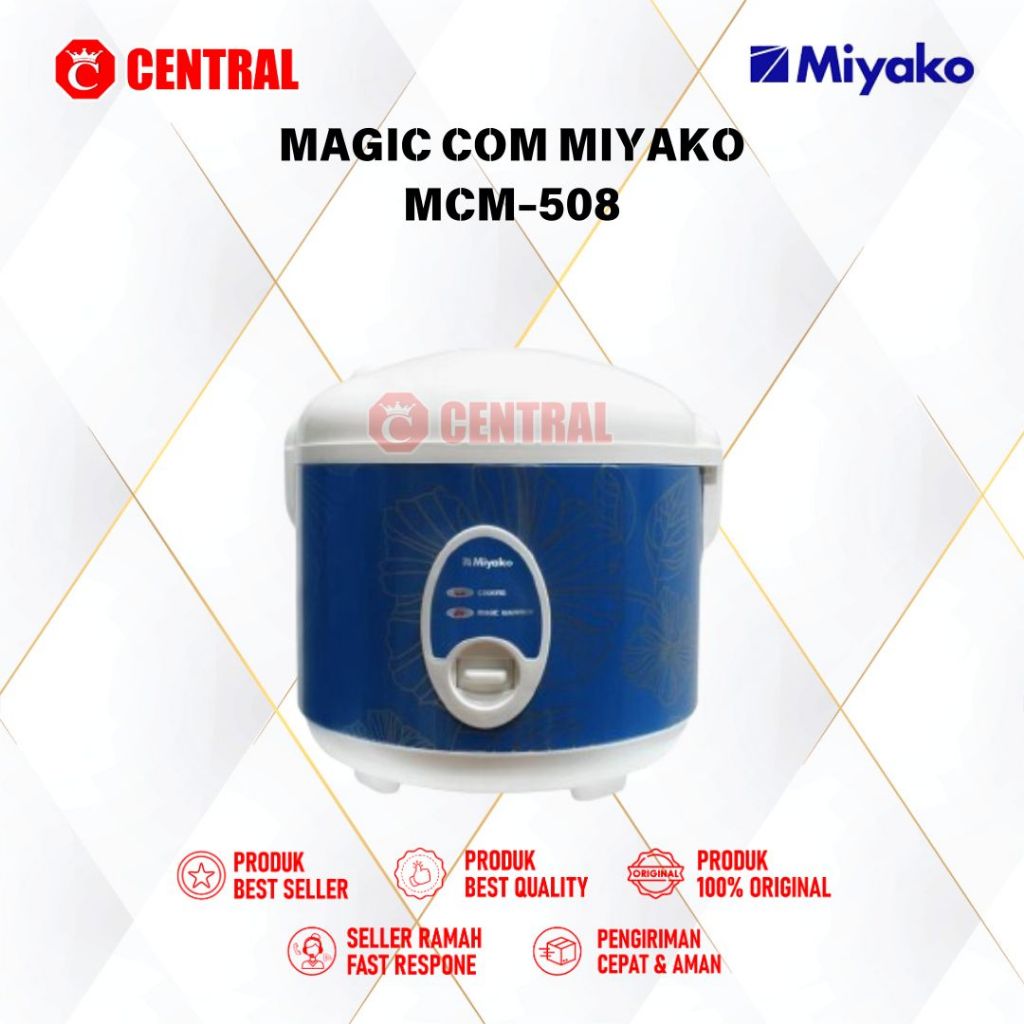 Jual MAGIC COM - RICE COOKER MIYAKO MCM-508 / MCM508 / MCM 508 ...