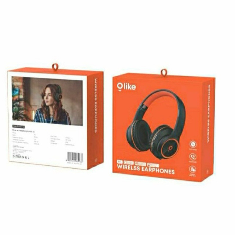 Jual OLIKE HEADPHONE BLUETOOTH MIC HANDSFREE HEADSET EARPHONE WIRELESS ...