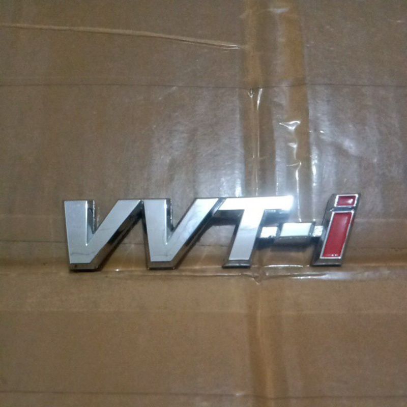 Jual EMBLEM VVT-I LAMBANG LOGO BELAKANG VVT-I AVANZA XENIA ORIGINAL ...