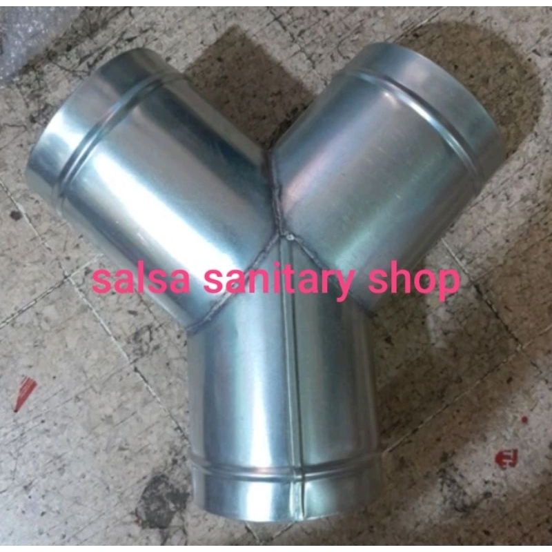 Jual Sok sambungan Y pipa ducting / sambungan Y / flexible crobong ...