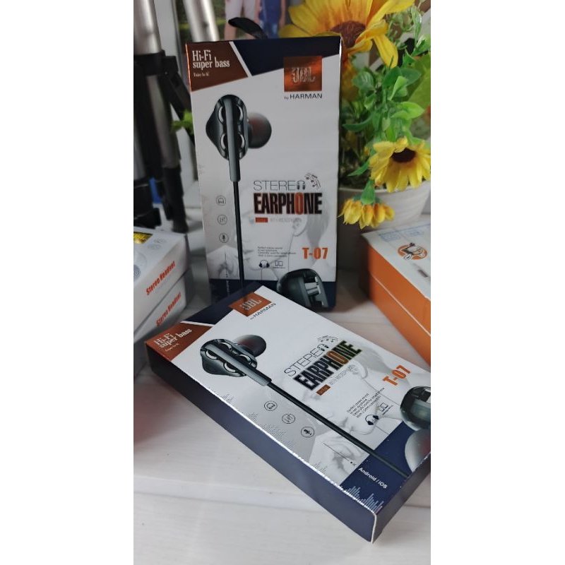 Jual HF / Headset JBL Super bass. type T-07 | Shopee Indonesia