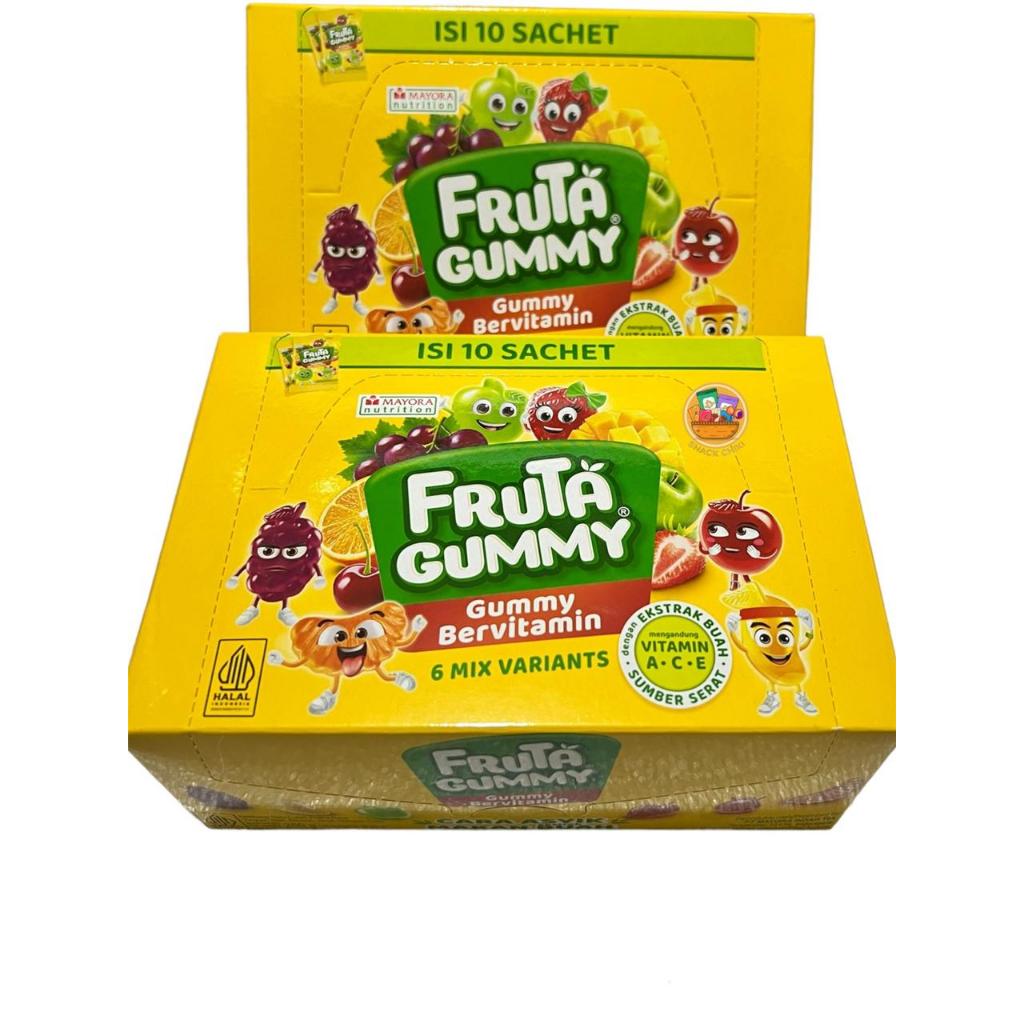 Jual Fruta Gummy Bervitamin 1 dus isi 10 pcs | Shopee Indonesia