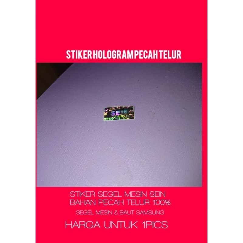 Jual Stiker Hologram Sein 3D Pecah Telur | Shopee Indonesia