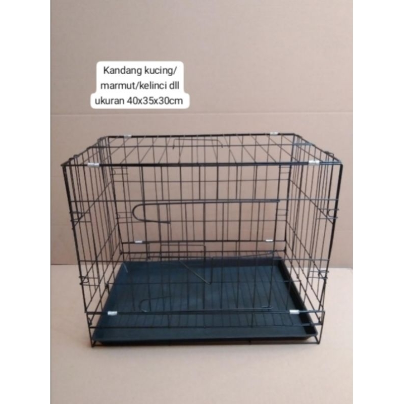 Jual Kandang kucing /marmut dll bisa lipat ukuran 45x35x30cm termurah ...