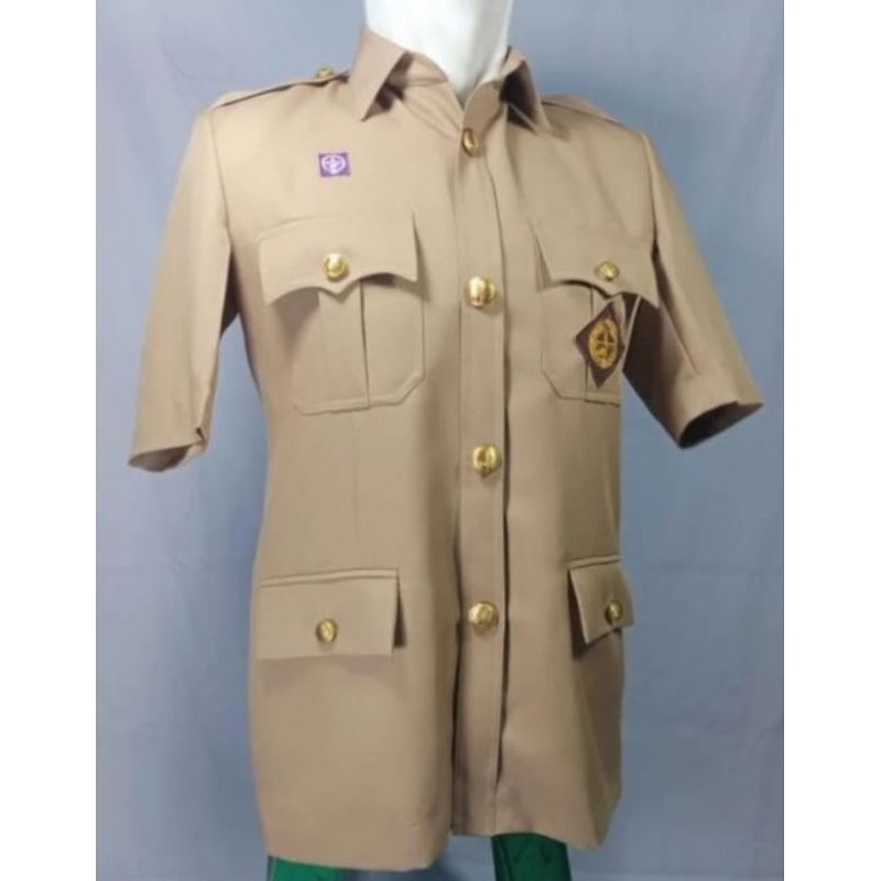 Jual Seragam PDU PRAMUKA Baju Pramuka Lengan Pendek | Shopee Indonesia