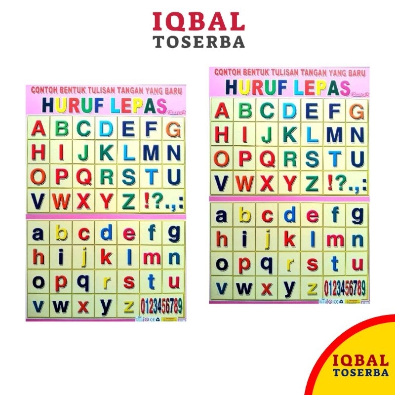 Jual POSTER ABJAD/HEWAN/HURUF HIJAIYAH/BUAH/HEWAN/DLL/ATK | Shopee ...