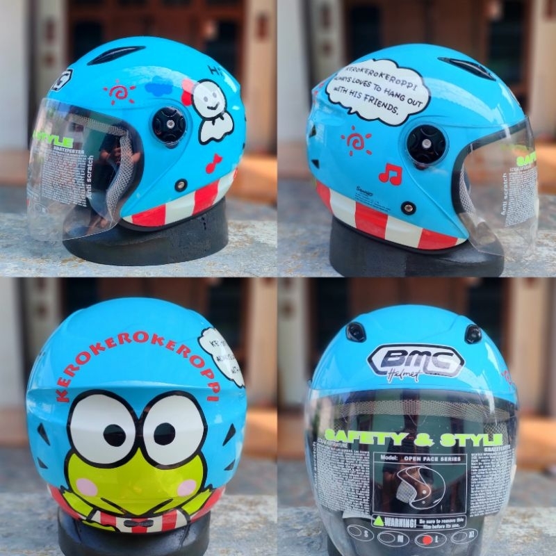 Jual Helm bmc milan motif helm murah nyaman original bmc | Shopee Indonesia