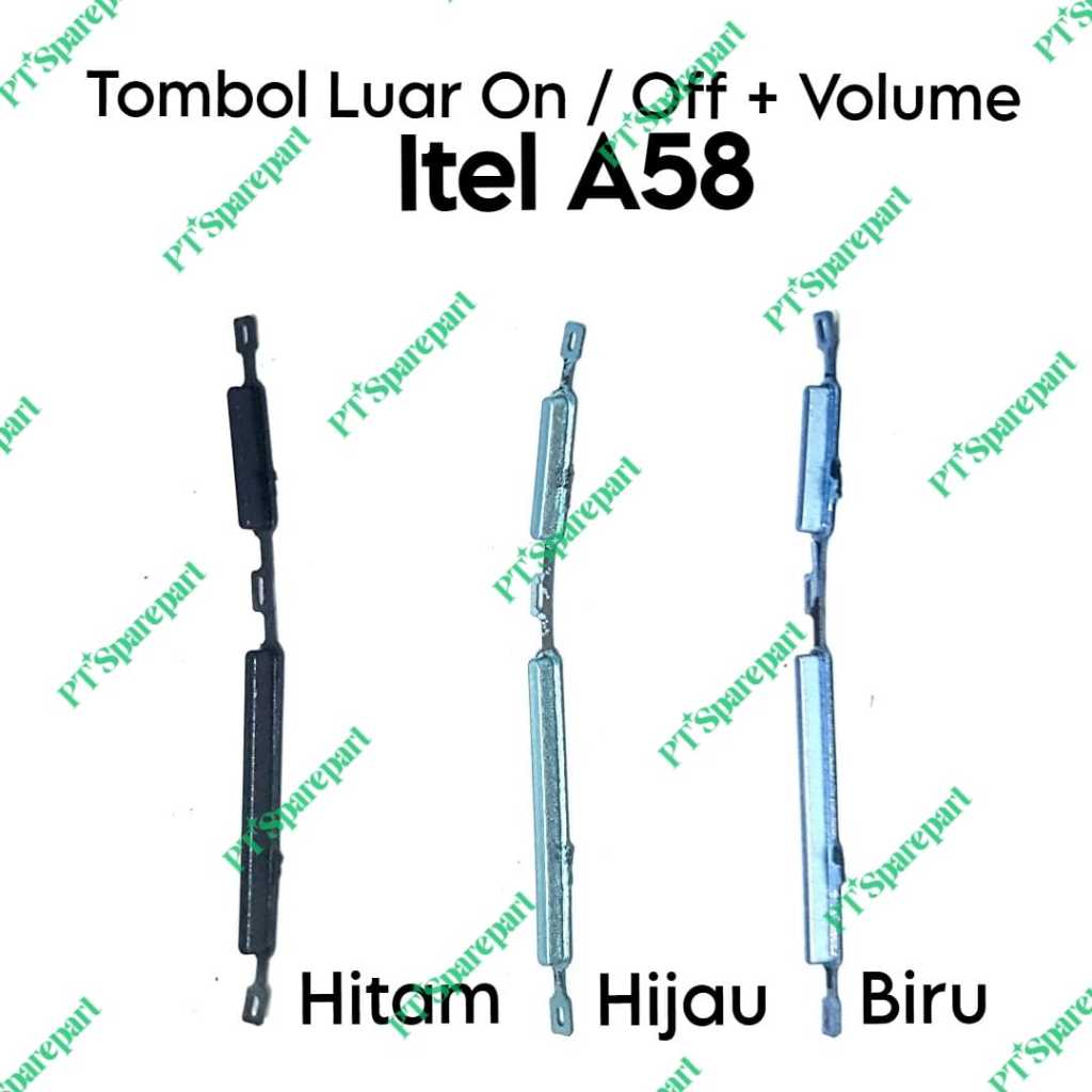 Jual Tombol Luar 1 Set Power On Off + Volume Itel A58 - Button Casing ...