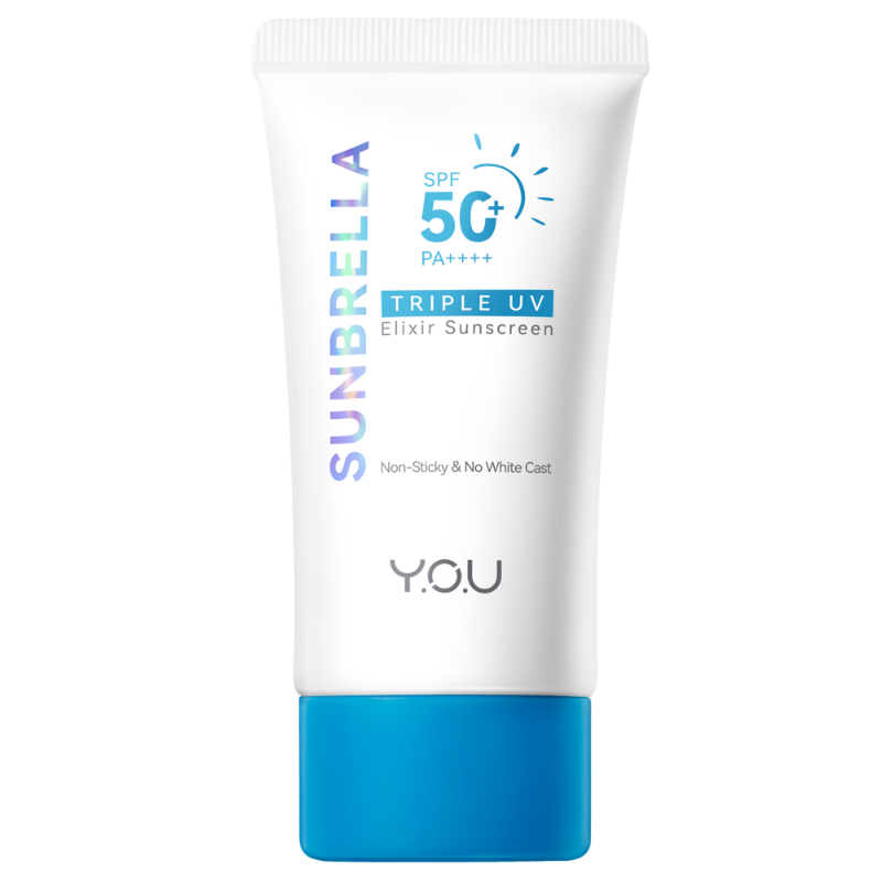 Jual YOU Sunscreen Triple UV Elixir SPF 50+ PA++++// Sunscreen Tone Up Elixir [UVA UVB Blue ...