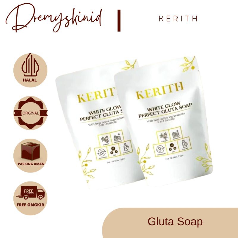 Jual White Glow Perfect Gluta Soap By Kerith 60 gr ( Sabun Pemutih ...