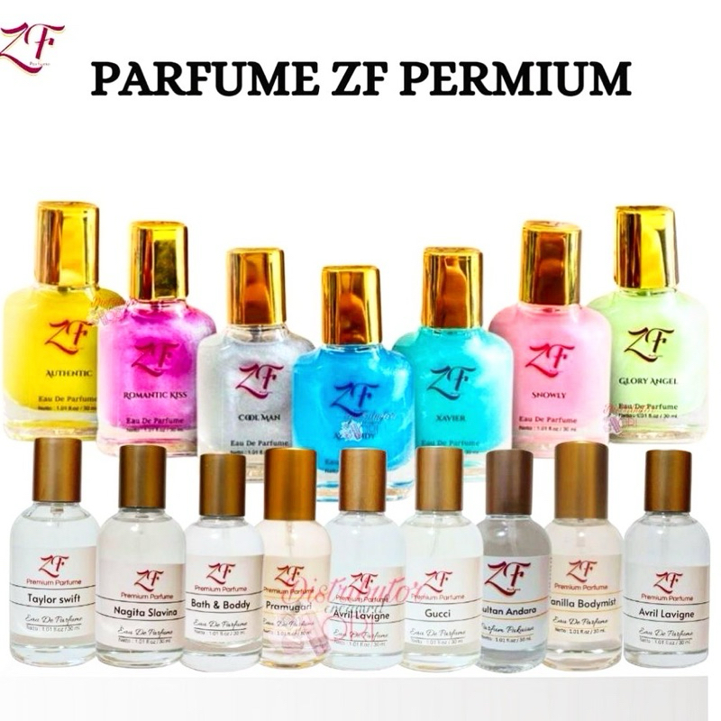 Jual PARFUM ZF PREMIUM PARFUM / EAU DE PARFUME / PARFUM ZF NEW SHIMER ...