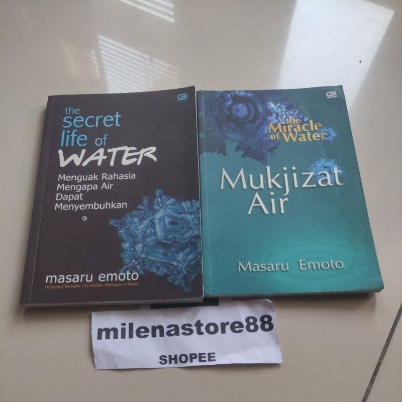 Jual the secret life of water, the miracle of water masaru emoto harga ...