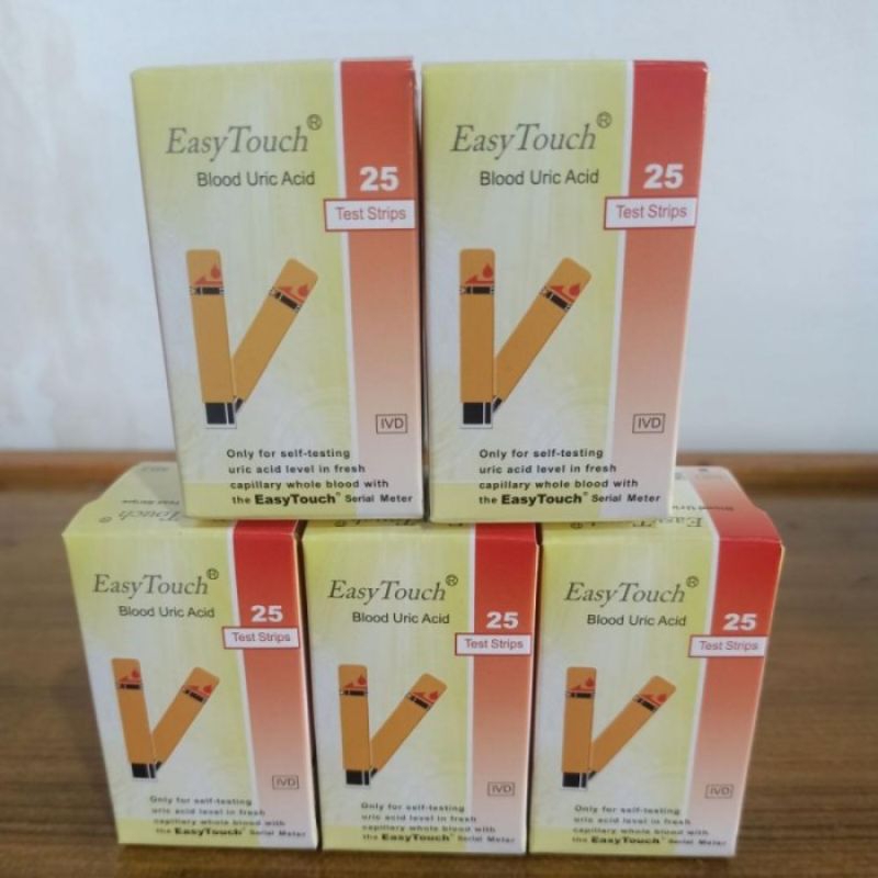 Jual Strip easy touch Uric acid test strip 25' | Shopee Indonesia