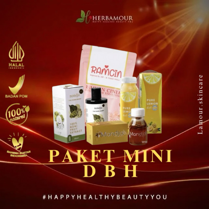 Jual PAKET MINI DBH By Herbalov - Diet Bahagia Herbalov / Suplemen Diet ...