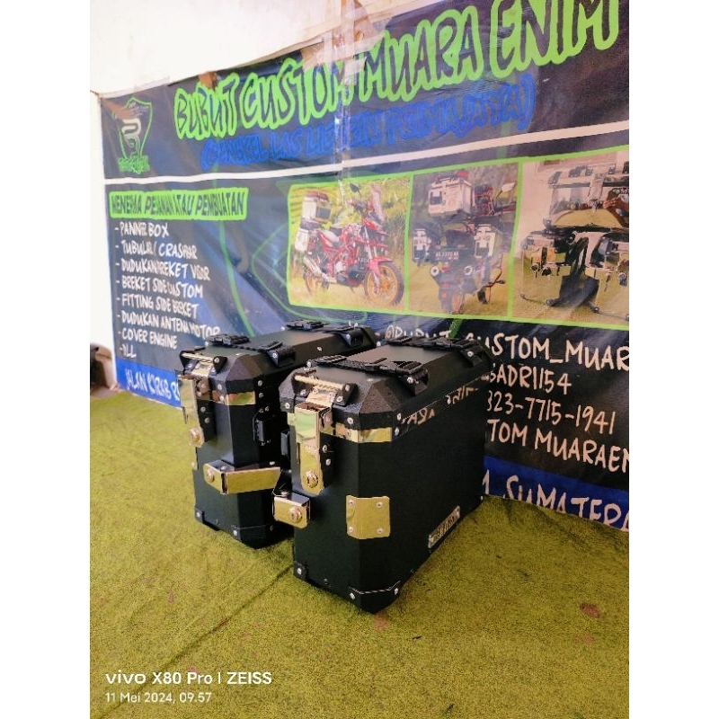 Jual Side box pannier 24L ALUMINIUM & galvanis,pannier bubut custom ...