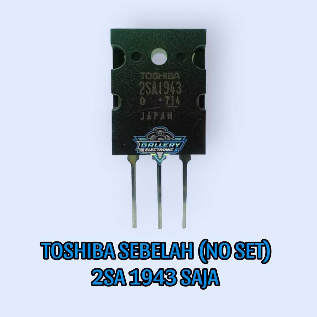 Jual Transistor TOSHIBA 2SA1943 Lot 714 (no set) | Shopee Indonesia