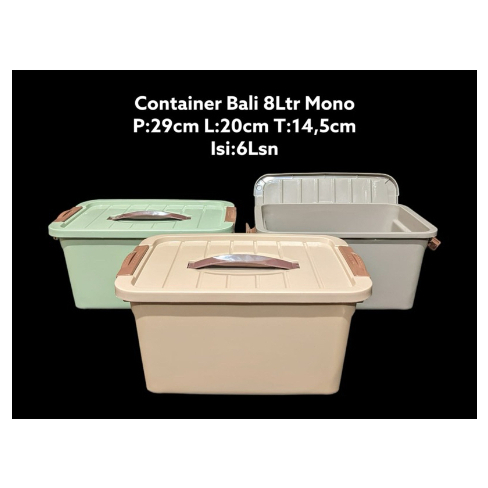 Jual Keranjang Penyimpanan Box Bali 8 Liter Mono / Container Box 8 ...