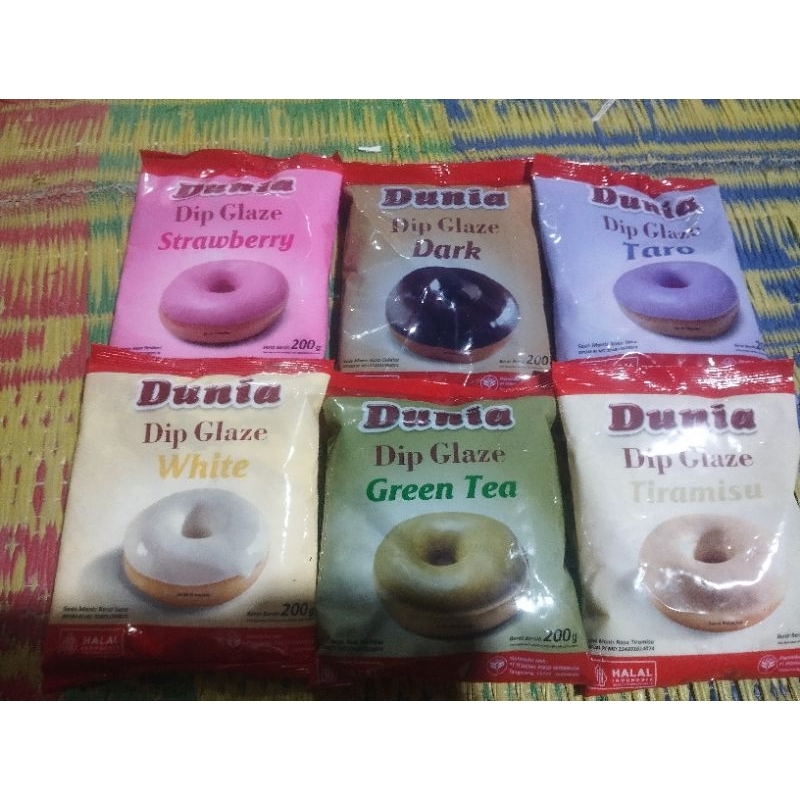 Jual DUNIA GLAZE 200 GRAM SASET FULL RASA | Shopee Indonesia