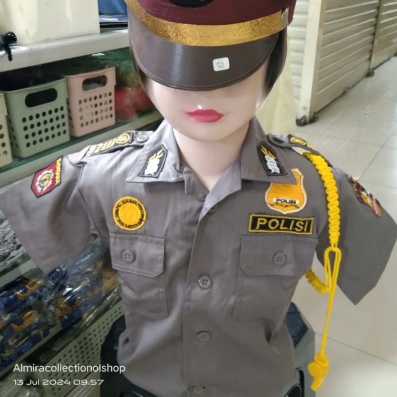 Jual SERAGAM POLISI CILIK POLCIK SATU SET BAJU POLCIK | Shopee Indonesia