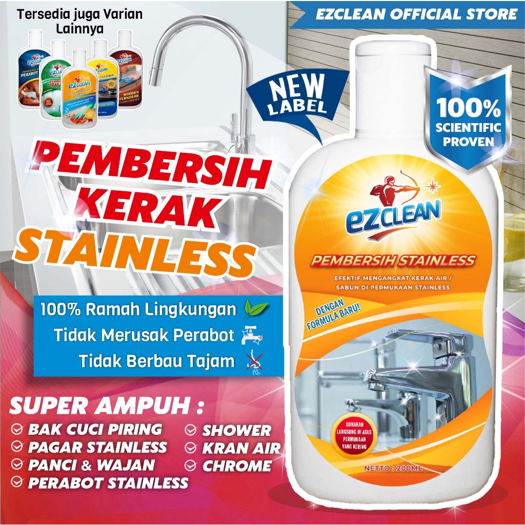 Jual EZClean Pembersih Kerak & Karat Stainless Kran Air Ampuh & Anti Karat Ramah Lingkungan ...