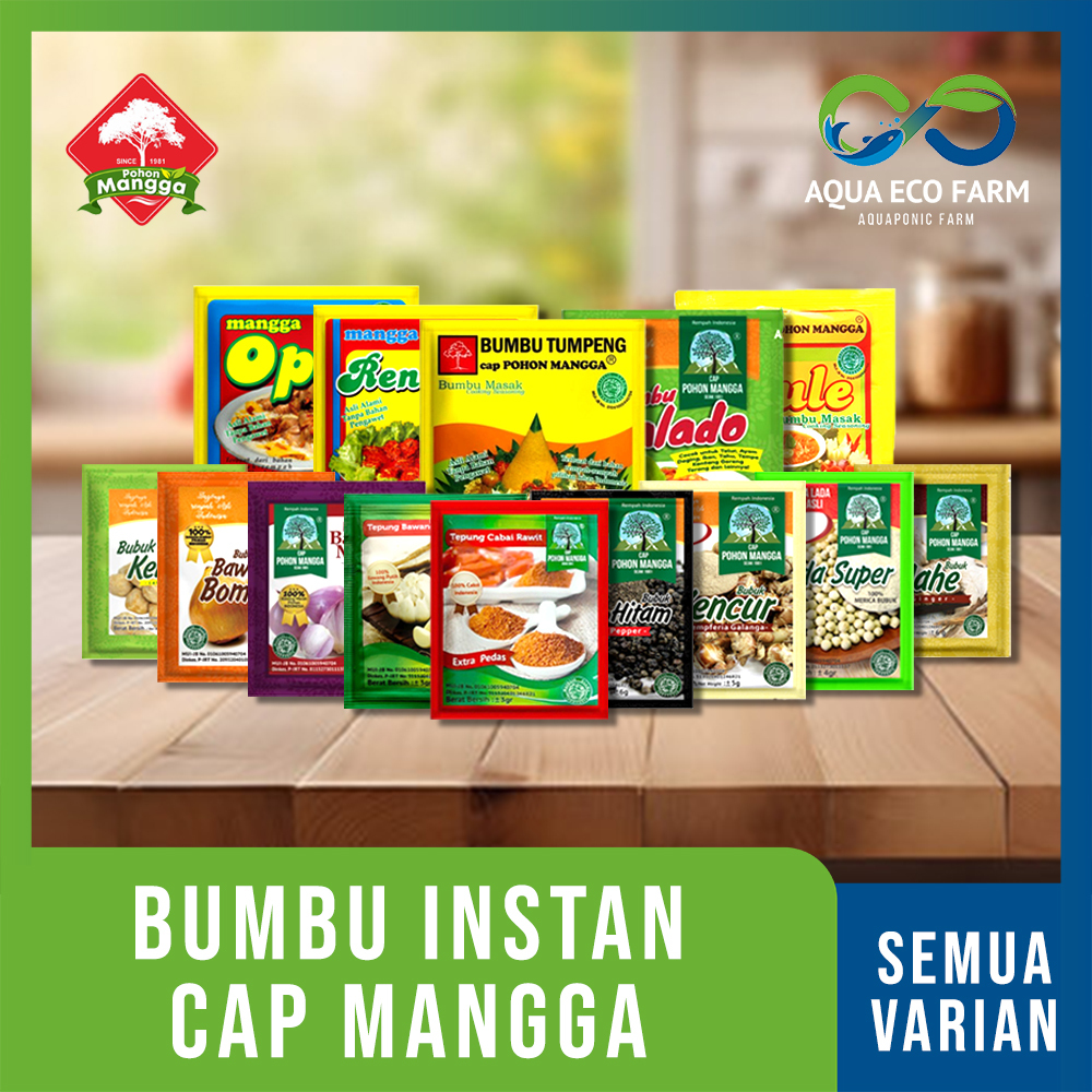 Jual [AquaEcofarm] Aneka BUMBU BUBUK Rempah Indonesia Sachet Cap Pohon ...