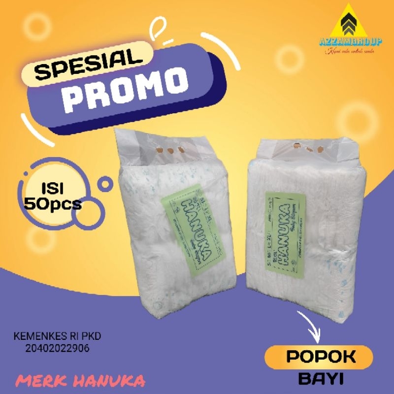 Jual POPOK BAYI BERKUALITAS SIZE M isi 50 | Shopee Indonesia